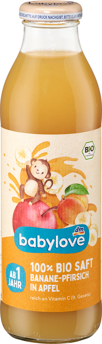 babylove Saft Banane-Pfirsich in Apfel, ab 1 Jahr, 500 ml | dm.at