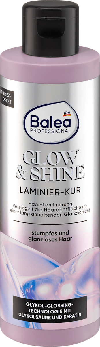 Balea PROFESSIONAL Ламинираща маска за коса Glow & Shine | dm България
