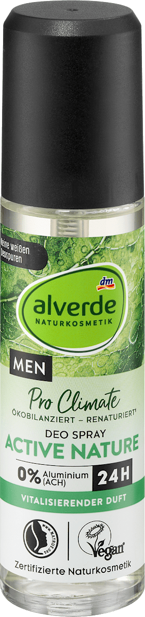 alverde MEN Active nature deo sprej, 75 ml | dm Bosna i Hercegovina