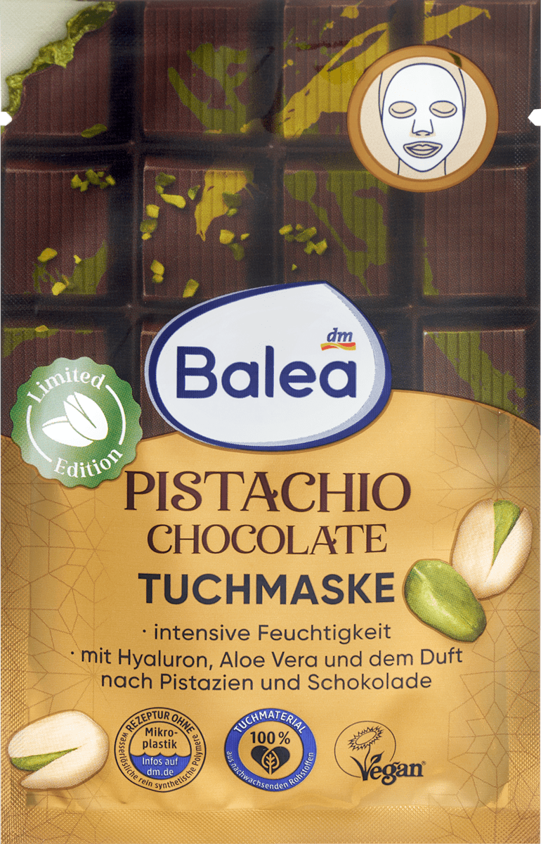 Balea Tuchmaske Pistachio Chocolate, 1 St dauerhaft günstig online ...