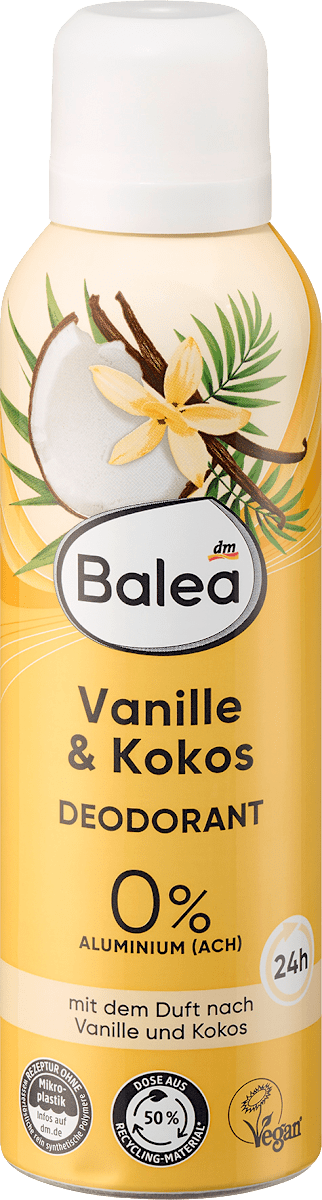 Balea Deodorante spray al profumo di cocco e vaniglia, 200 ml | dm Italia