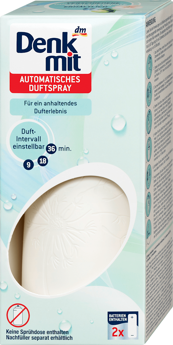 Denkmit Lufterfrischer Automatisches Spray, Einzelgerät, 1 St dauerhaft ...