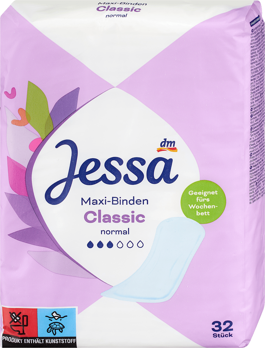 Jessa Classic Maxi higijenski ulošci - normal, 32 kom | dm.rs