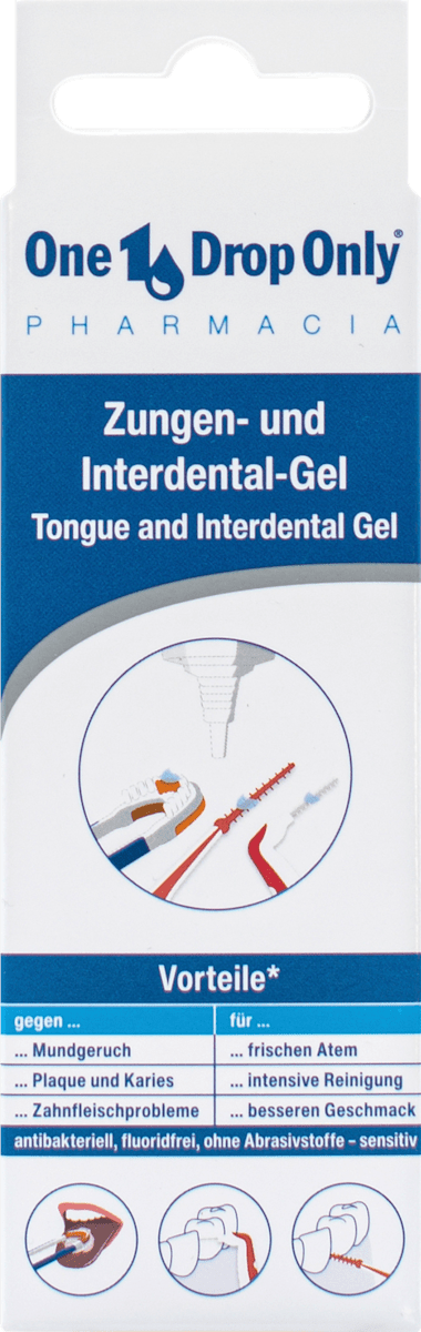 One Drop Only Zungen- und Interdental Gel, fluoridfrei, 25 ml dauerhaft ...