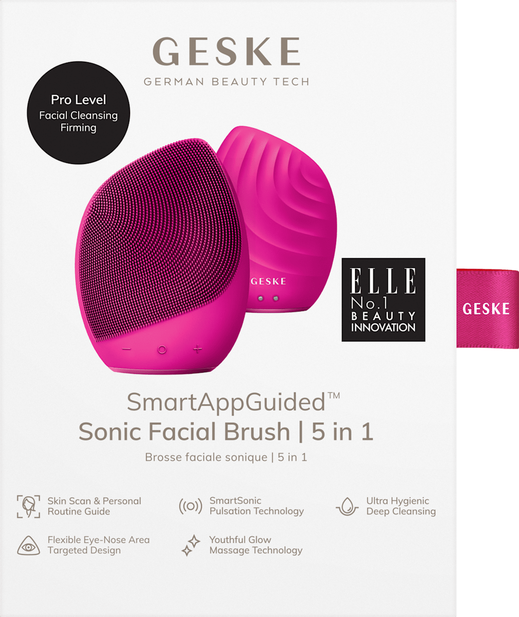 GESKE Sonic Facial Brush 5 in 1 Magenta, 1 St dauerhaft günstig online ...