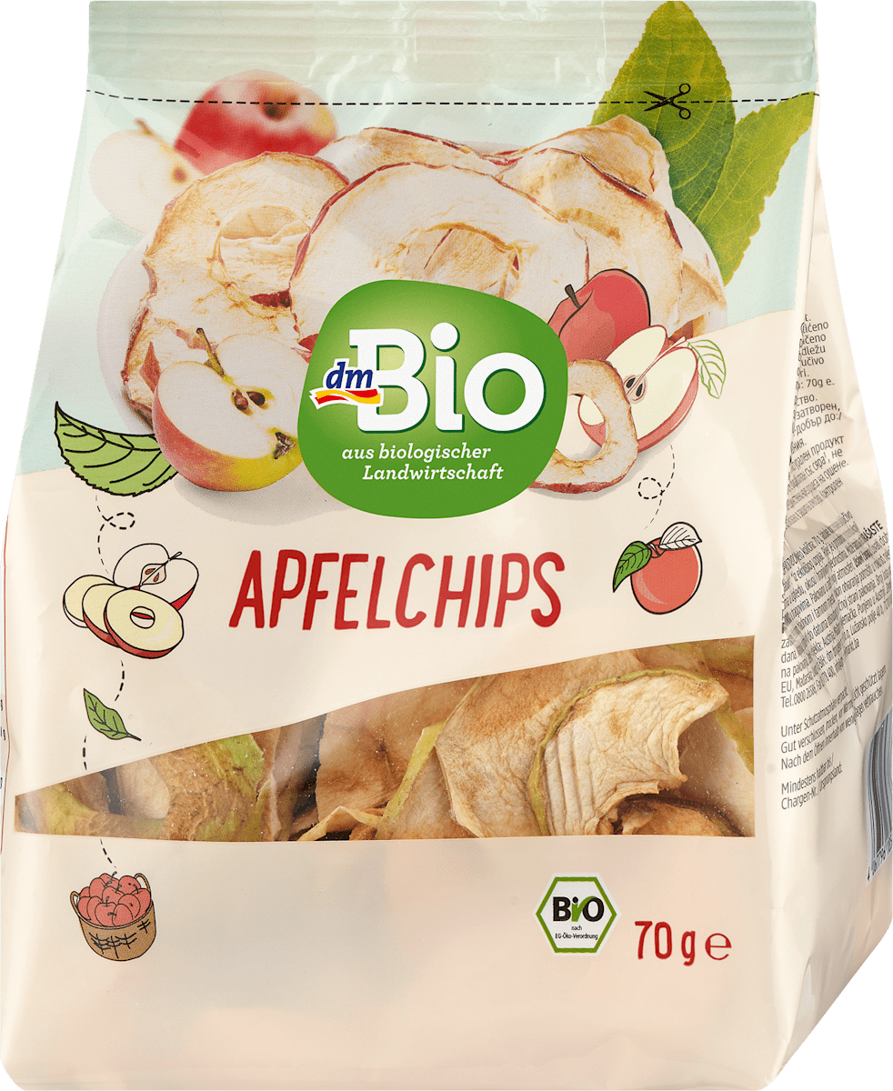 dmBio Trockenfrüchte, Apfelchips, 70 g dauerhaft günstig online kaufen | dm.de