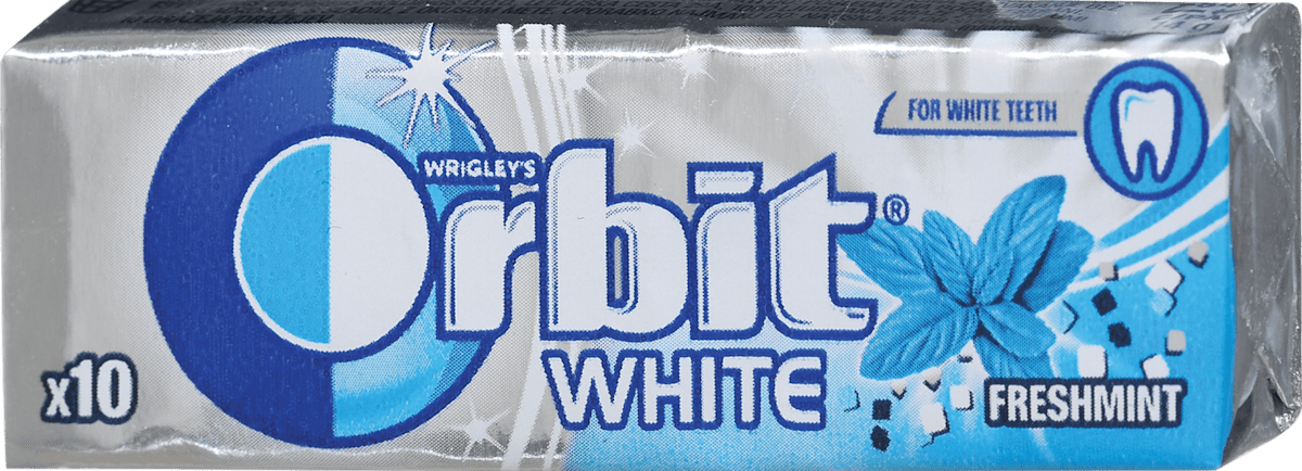 Orbit Orbit White žvakaće gume Freshmint, 10 kom., 14 g | dm.hr