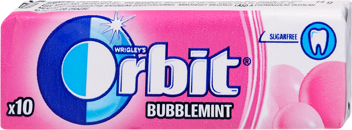 Orbit Orbit žvakaće gume Bubblemint, 10 kom., 14 g | dm.hr
