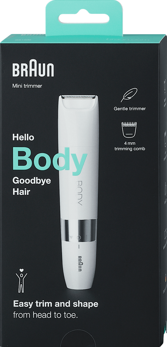 Braun Mini zastrihávač chĺpkov Hello Body Goodbye Hair BS1000, 1 ks ...
