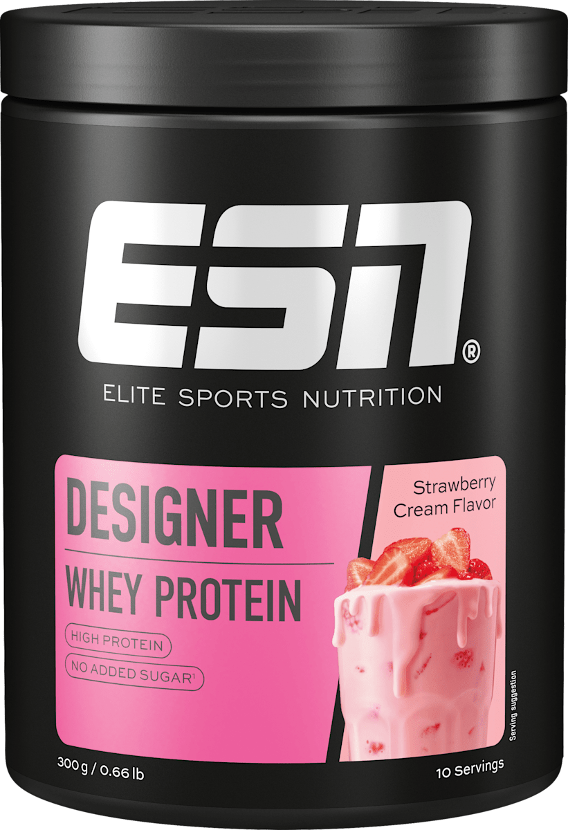 ESN Whey Proteinpulver, Strawberry Cream Geschmack, 300 g dauerhaft ...
