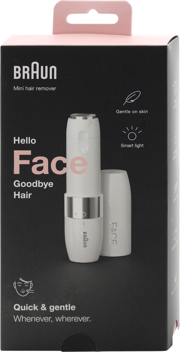 Braun Mini epilátor na tvár Hello Face Goodbye Hair FS1000, 1 ks ...