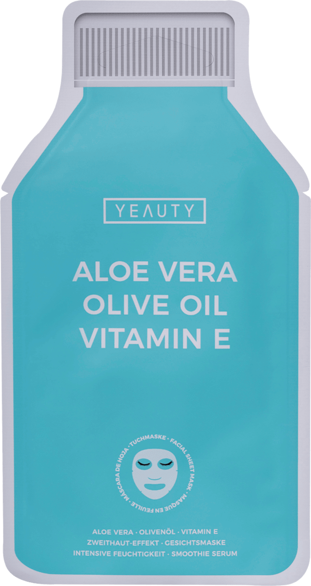 Yeauty Tuchmaske Aloe Vera Olive Oil Vitamin E, 1 St dauerhaft günstig ...