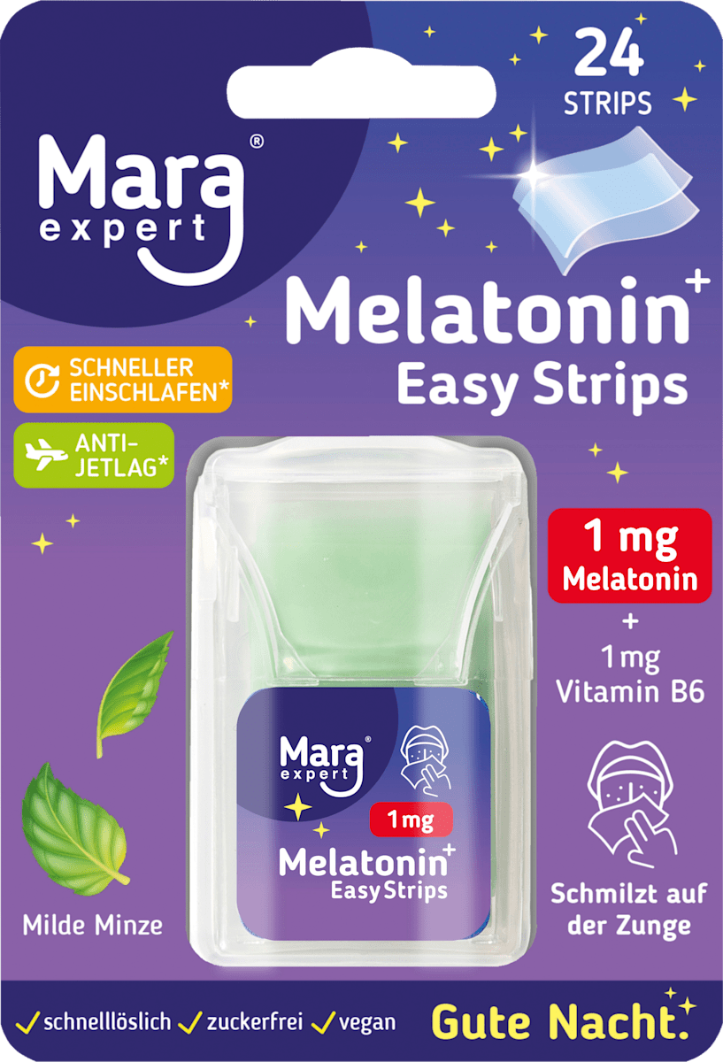 Mara Melatonin Easy Strips 1 mg, 24 St dauerhaft günstig online kaufen ...