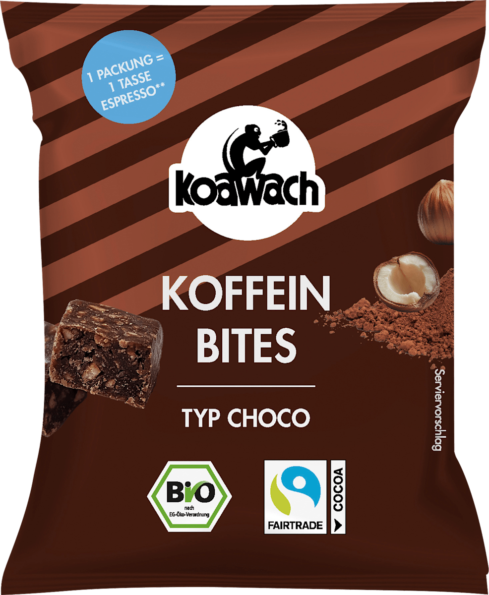 koawach Koffein Bites Chocolate, 36 g dauerhaft günstig online kaufen ...