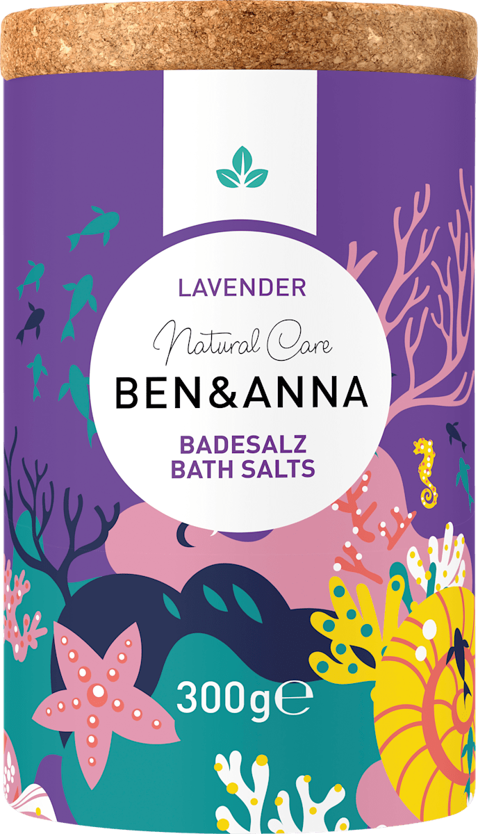 BEN&ANNA Kopalna sol Lavender, 300 g | dm.si