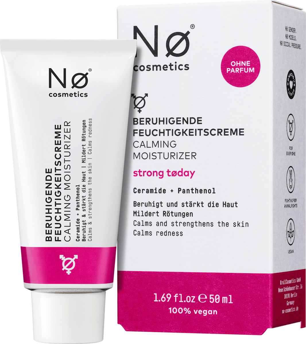 NØ cosmetics Feuchtigkeitscreme beruhigend, 50 ml dauerhaft günstig ...