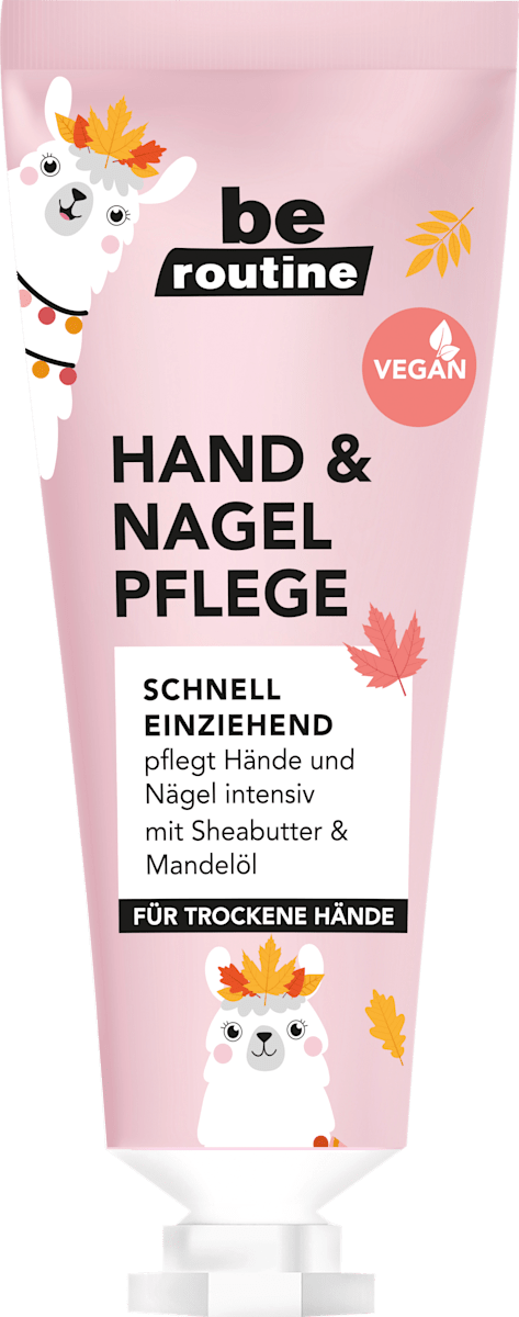BE ROUTINE Hand- & Nagelcreme mit Sheabutter & Mandelöl, 50 ml ...