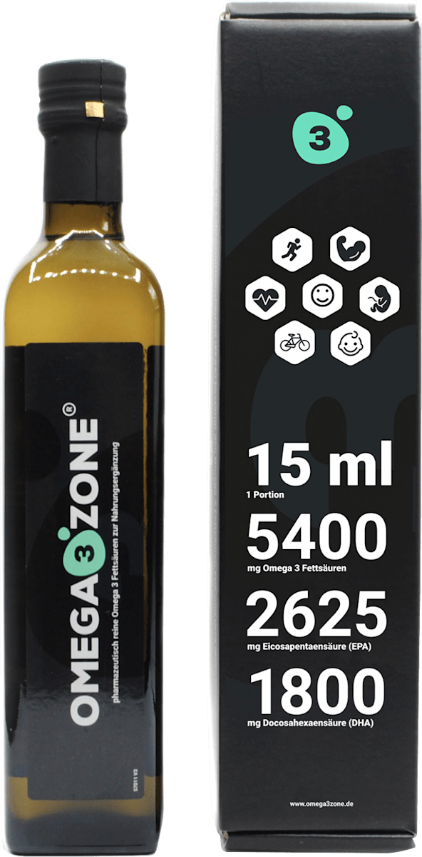 omega3zone Omega-3 Fischöl Zitrone, 500 ml dauerhaft günstig online kaufen | dm.de