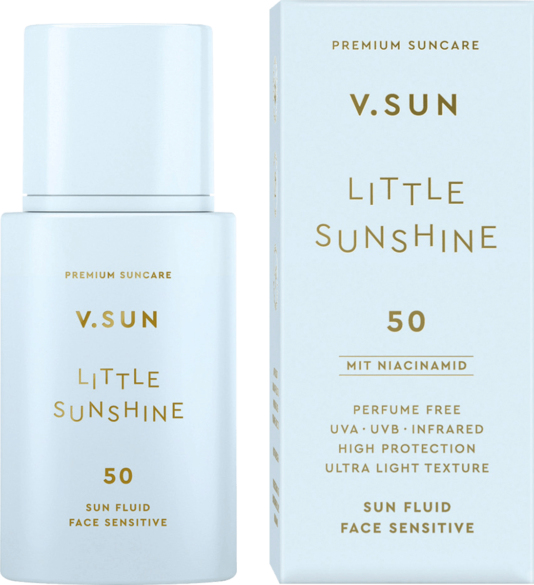 V.SUN Sonnenfluid Gesicht sensitive "little Sunshine" LSF 50, 30 ml dauerhaft günstig online ...