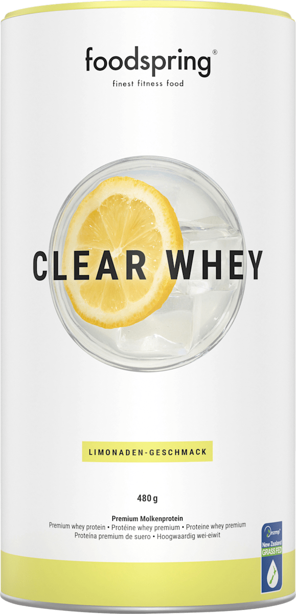 foodspring Whey Proteinpulver Clear Limonaden-Geschmack, 480 g | dm.at