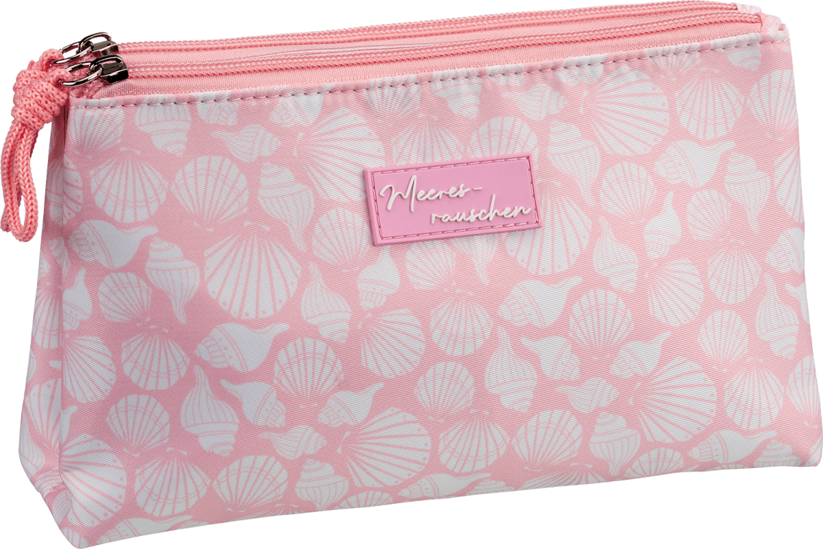 Vito & Joe Kosmetiktasche rosa Muscheln "Meeresrauschen", 1 St ...