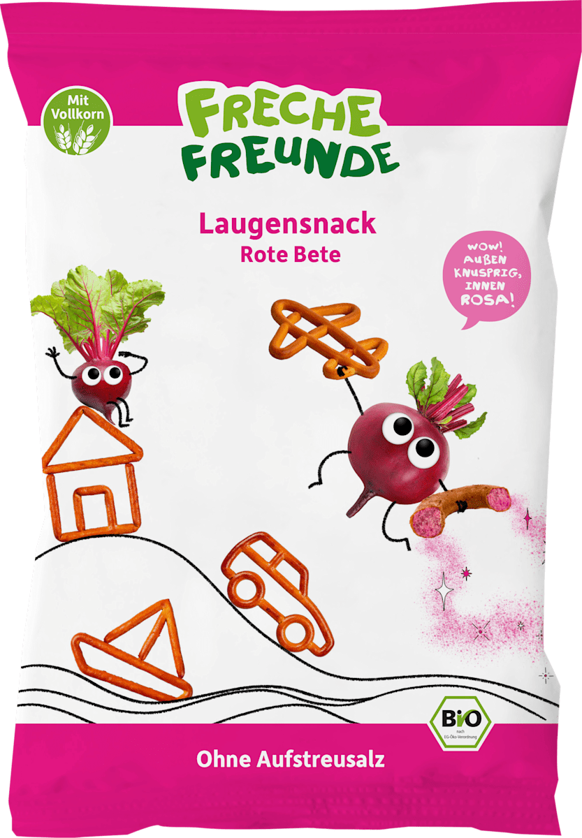 Freche Freunde Kindersnack Lauge & Rote Beete ab 3 Jahren, 80 g ...