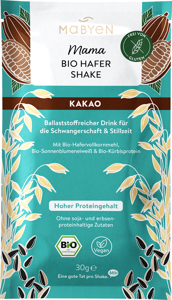 Mabyen Mama bio ovesný shake mix příchutí, 30 g | dm.cz