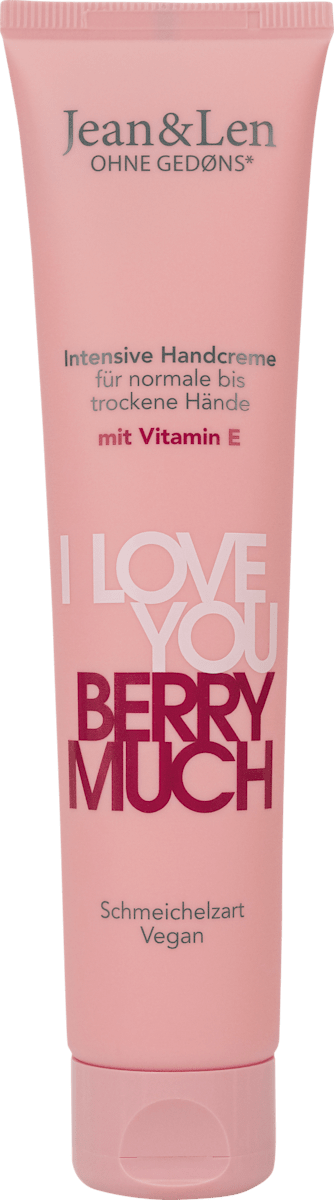 Jean&Len Handcreme berry much intensiv mit Vitamin E, 75 ml dauerhaft ...
