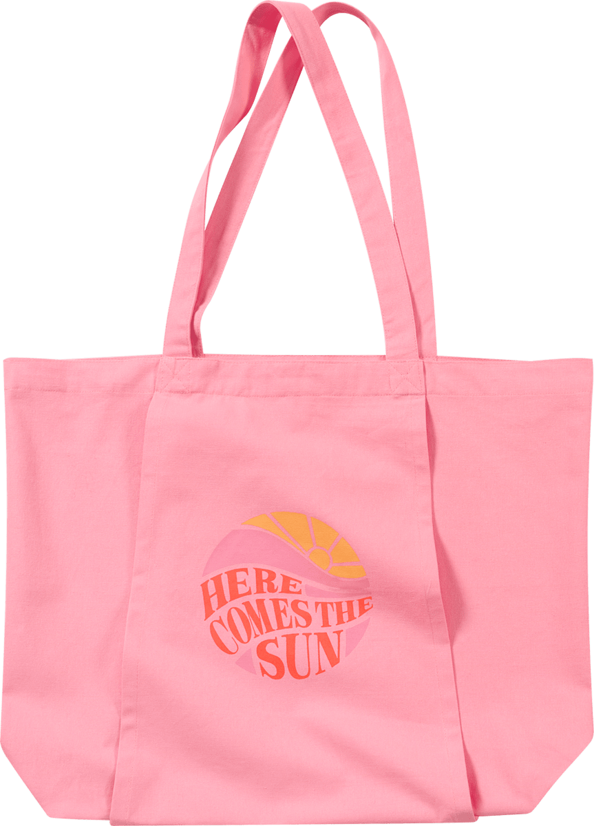 Vito & Joe Strand-/Badetasche "HERE COMES THE SUN", rosa, 1 St ...