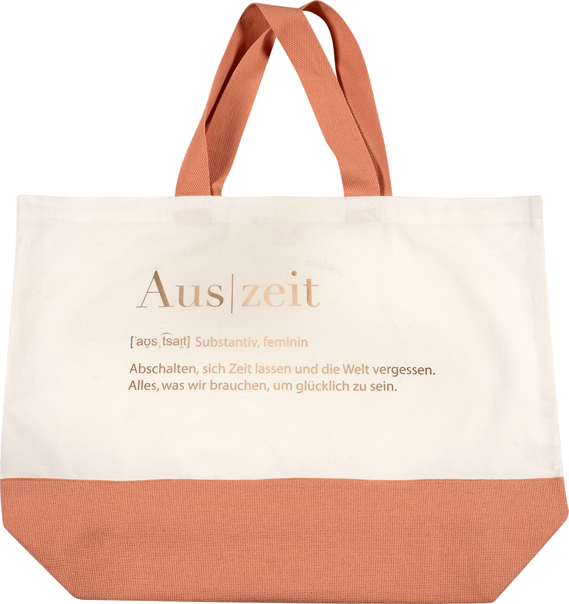 Vito & Joe Strand-/Badetasche "Auszeit", metallic Definition, 1 St ...