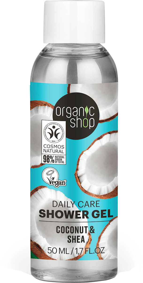 organic shop Gel de duș cocos, 50 ml | dm.ro