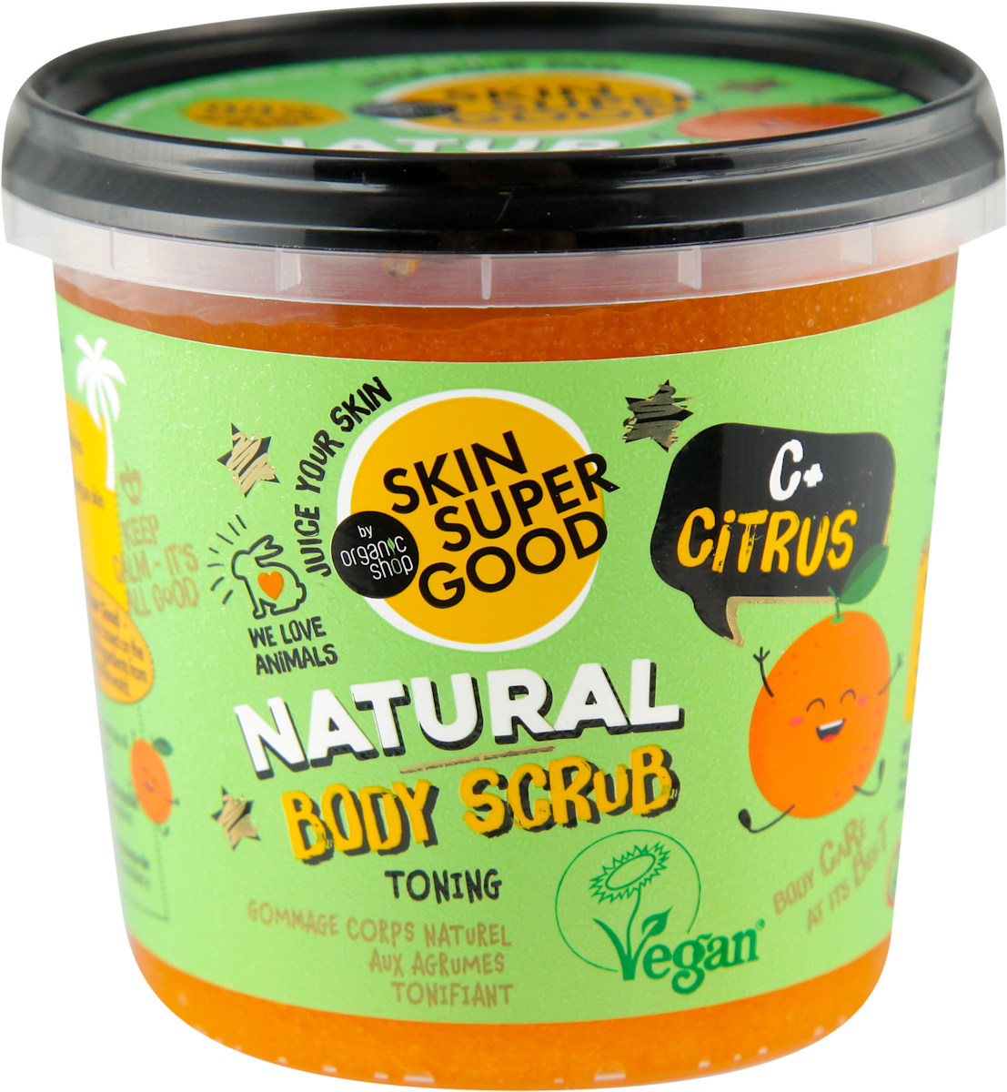 SKIN SUPER GOOD Piling za telo C+ - citrus, 360 ml | dm.rs