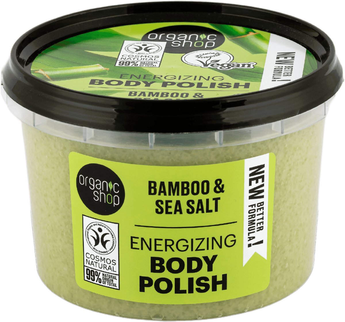 organic shop Piling za telo Organic Bamboo & Sea Salt, 250 ml | dm.rs