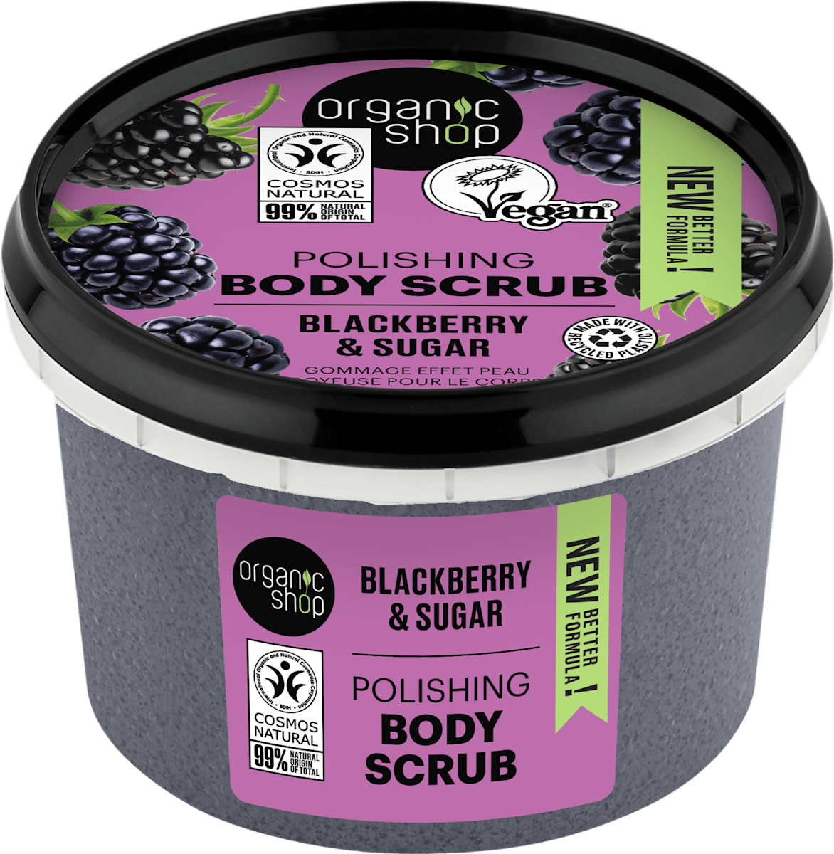 organic shop Piling za tijelo Blackberry & Sugar, 250 ml | dm.hr