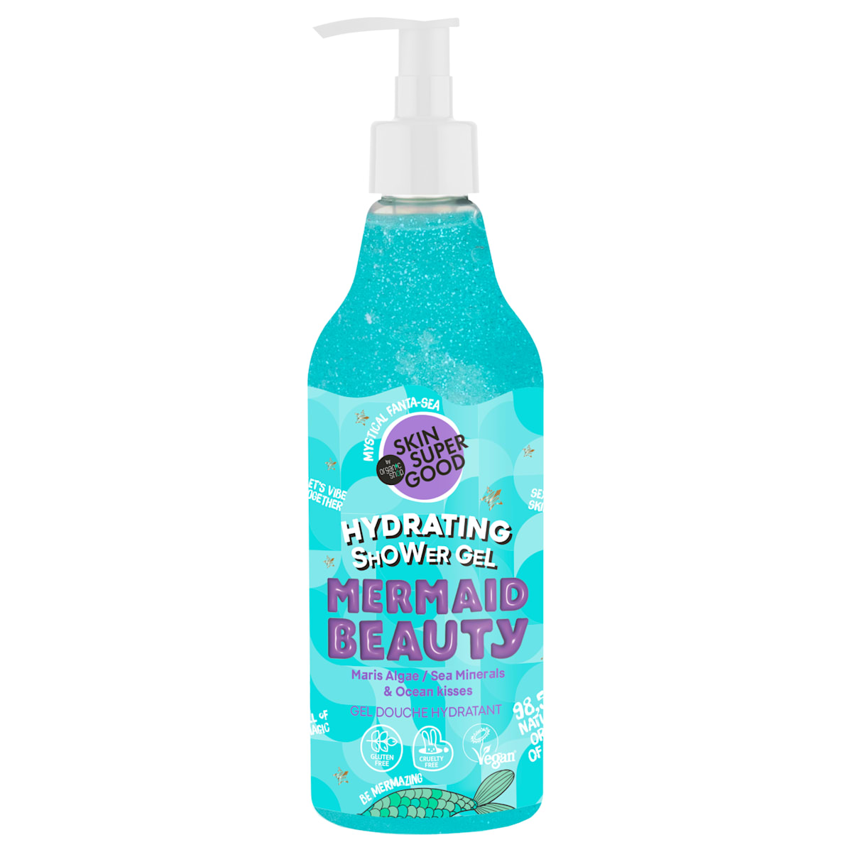 SKIN SUPER GOOD Gel de duș mermaid beauty pentru copii, 500 ml | dm.ro
