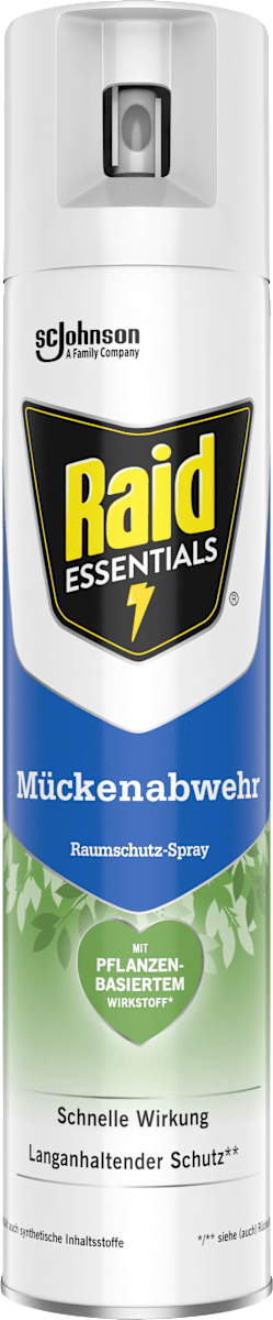 Raid ESSENTIALS Mückenabwehr Raumschutz-Spray, 300 ml dauerhaft günstig ...