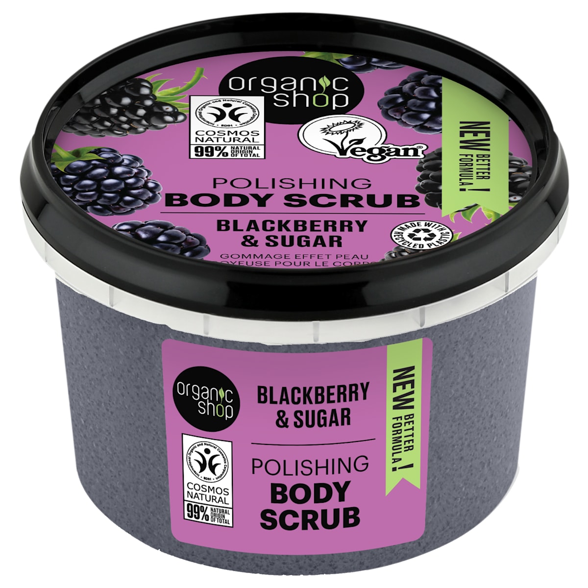 organic shop Scrub cu mure pentru corp, 250 ml | dm.ro