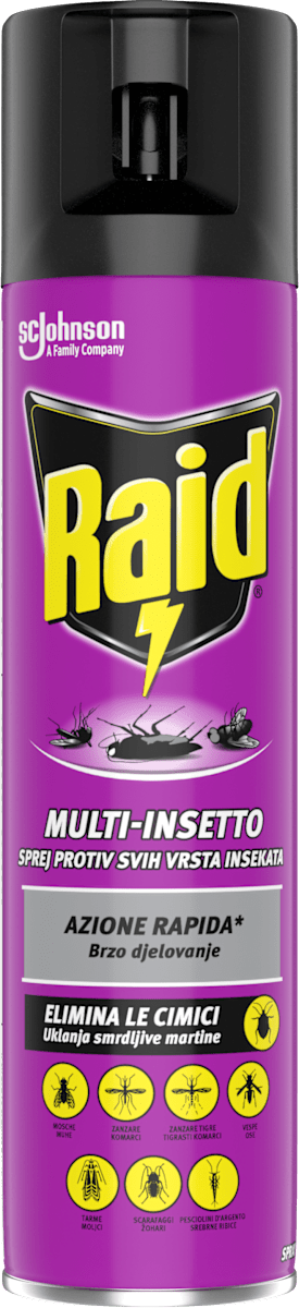 Raid Sprej protiv svih vrsta insekata, 400 ml | dm Bosna i Hercegovina