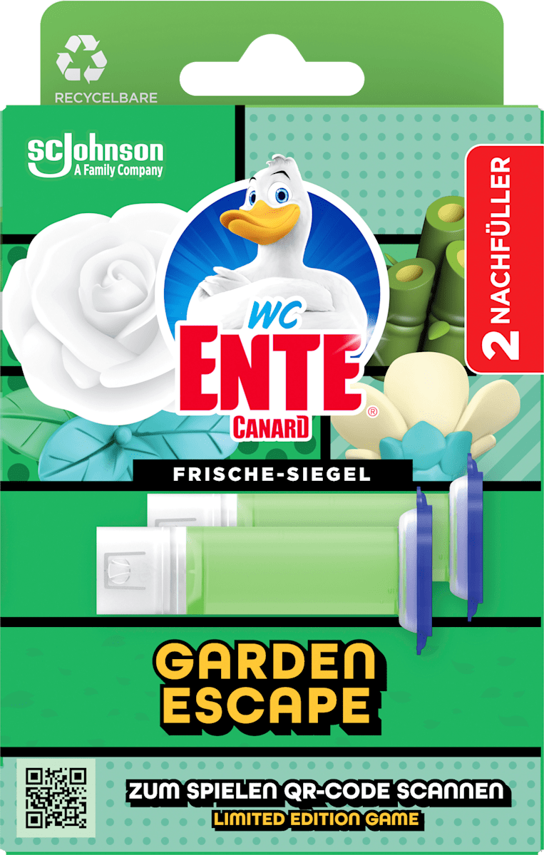 WC-Ente WC-Reiniger Frische-Siegel Garden Escape Nachfüllpack 2 St, 72 ...