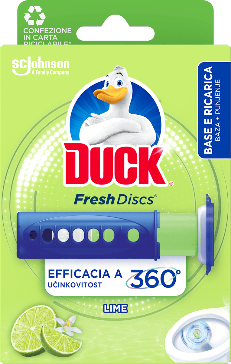 DUCK Fresh Discs gel za čišćenje i osvježavanje WC školjke Lime, 36 ml | dm.hr