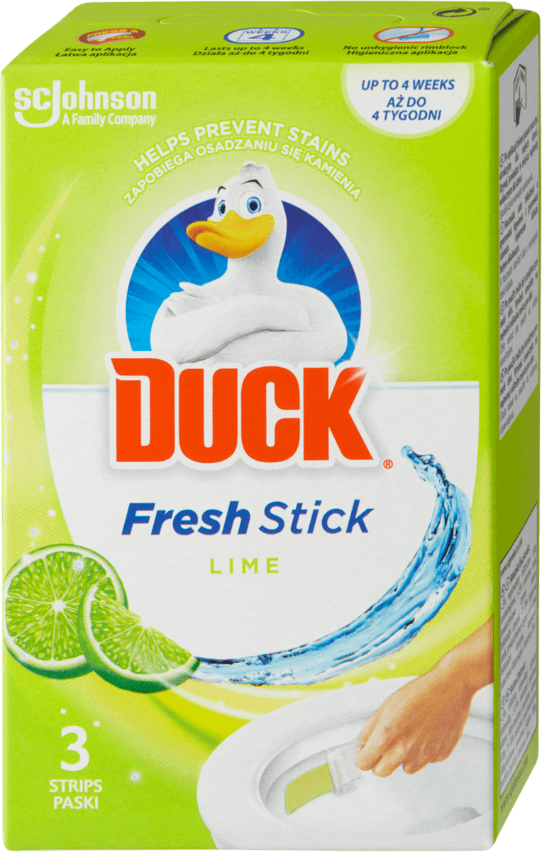 DUCK Fresh Stick WC pásky s vůní limetky, 3 ks | dm.cz