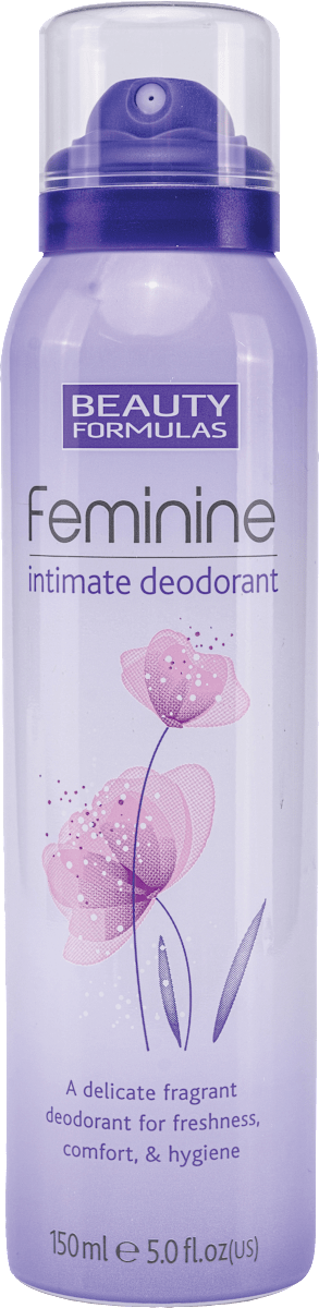 Beauty Formulas Spray deodorant intim, 150 ml | dm.ro