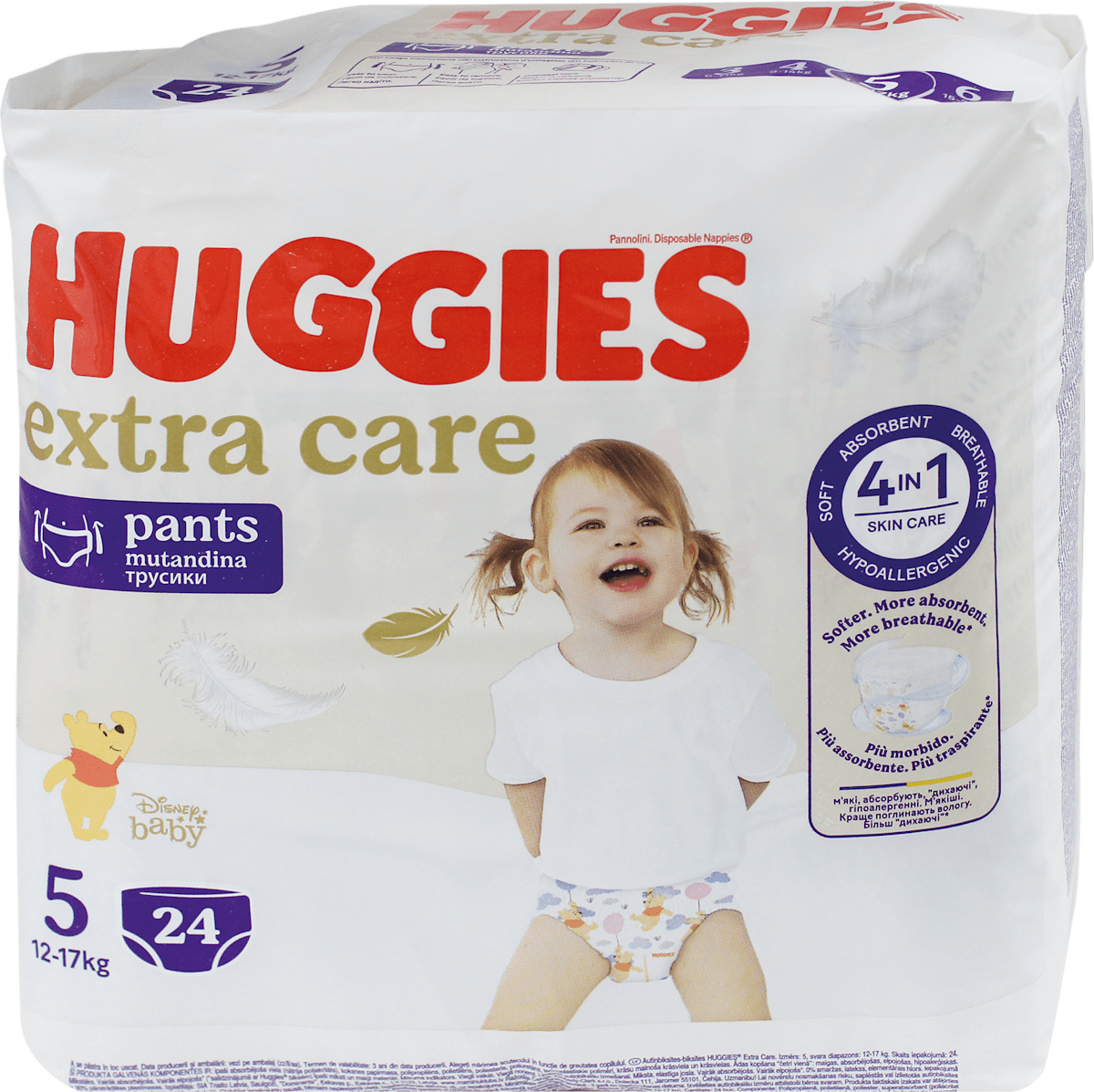 Huggies Pannolini mutandina Extra Care taglia 5 (12-17 kg), 24 pz | dm ...