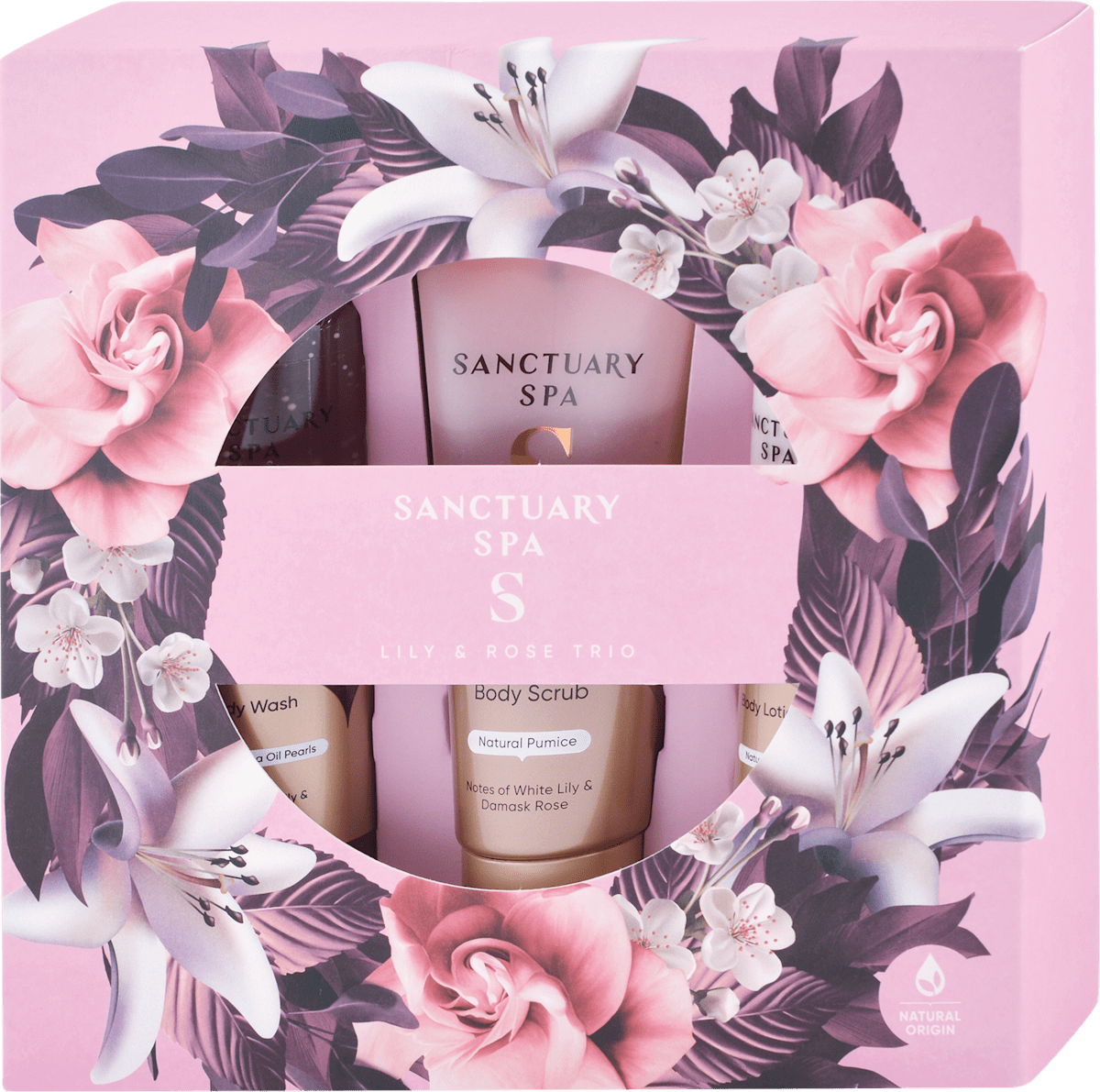 SANCTUARY SPA Darčekové balenie Lily & Rose Trio, 1 ks | mojadm.sk