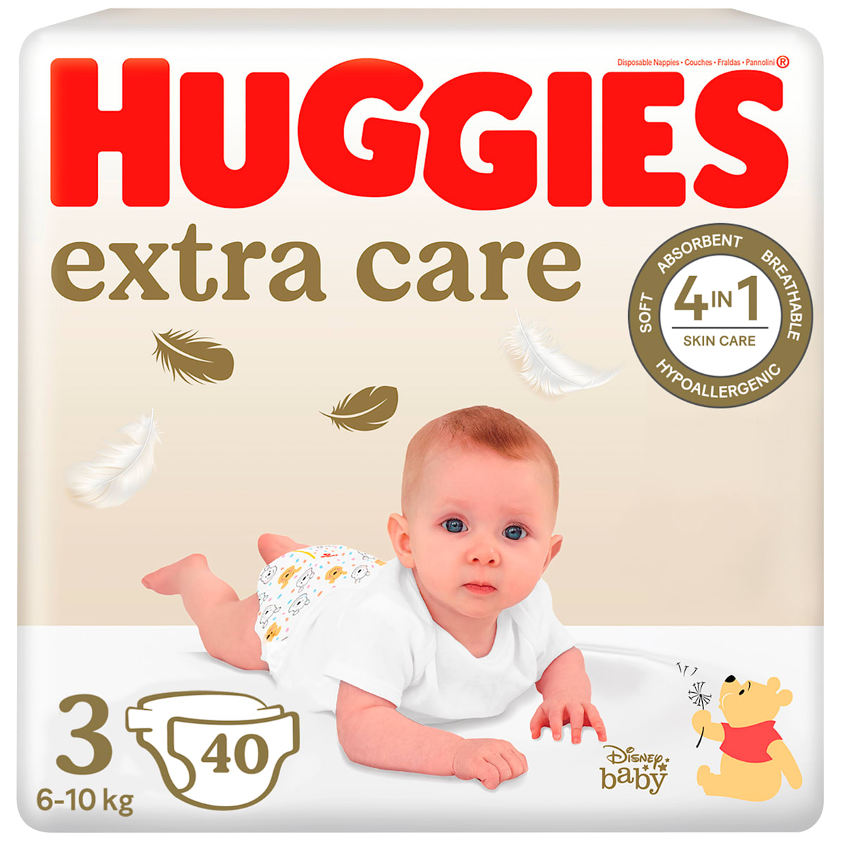 Huggies Scutece numărul 3 6-10 kg, 40 buc | dm.ro