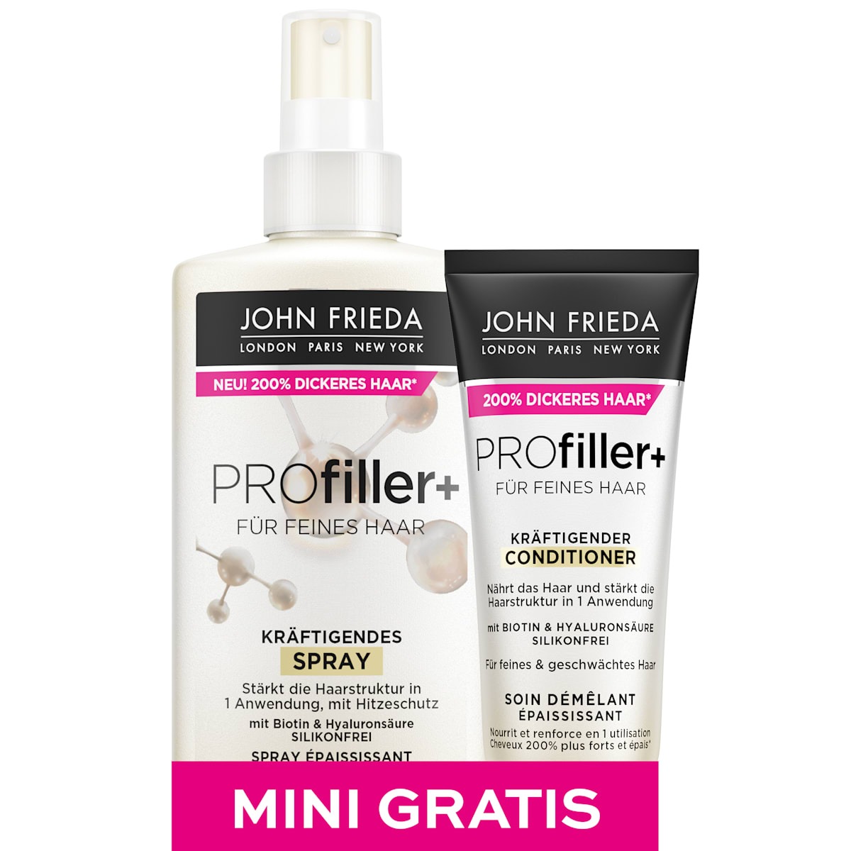 John Frieda PROfiller+ Kräftigendes Spray + gratis Conditioner, 250 ml | dm.at