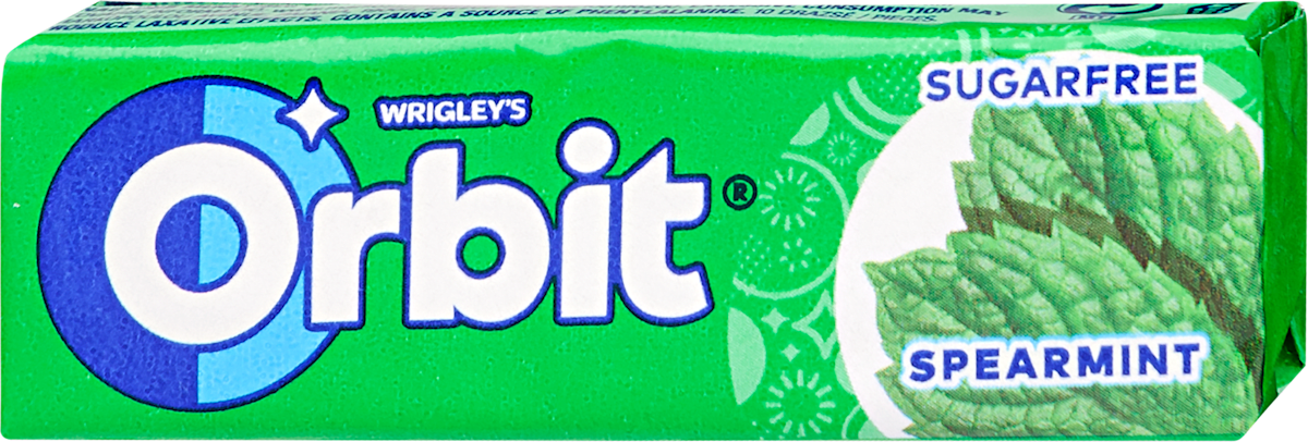 Orbit Rágógumi drazsé spearmint, 10 db | dm.hu