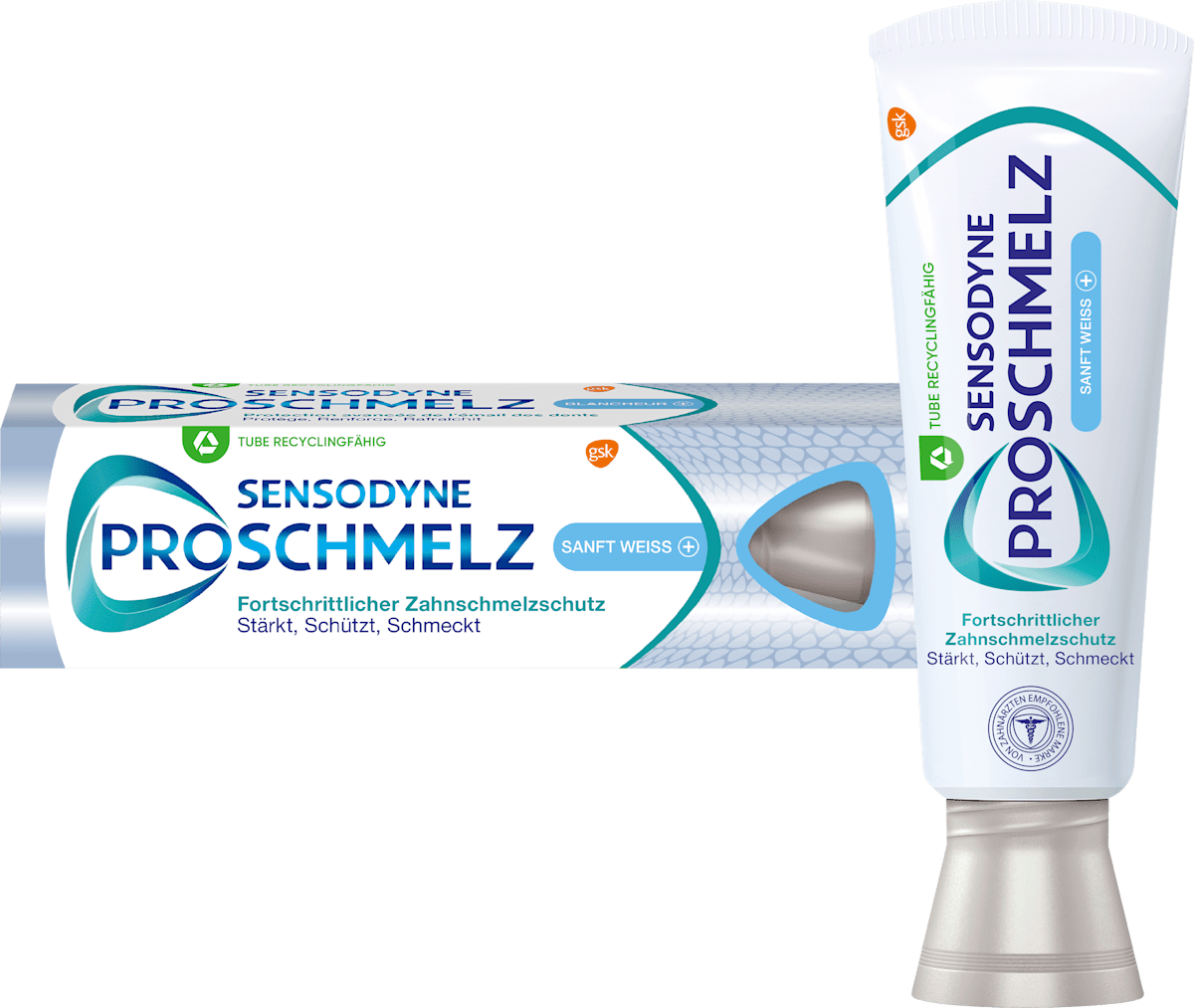 SENSODYNE Zahnpasta ProSchmelz Sanft Weiß, 75 ml | dm.at
