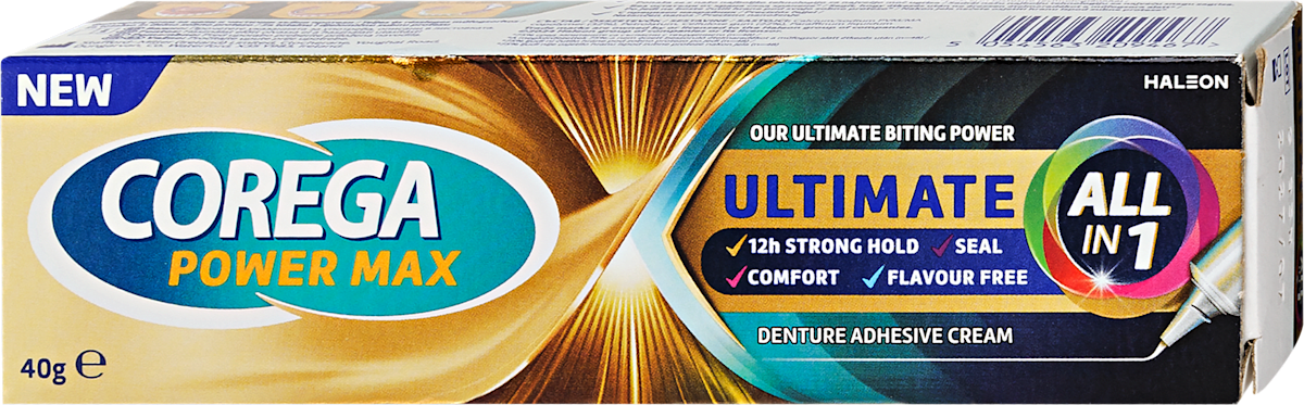 COREGA Ultimate műfogsorrögzítő krém, 40 g | dm.hu