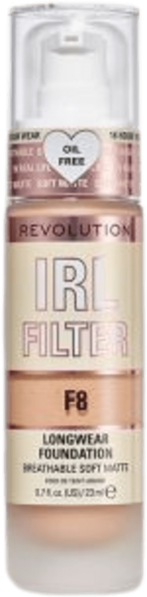 REVOLUTION Irl Filter tekući puder – F8, 23 ml | dm.hr